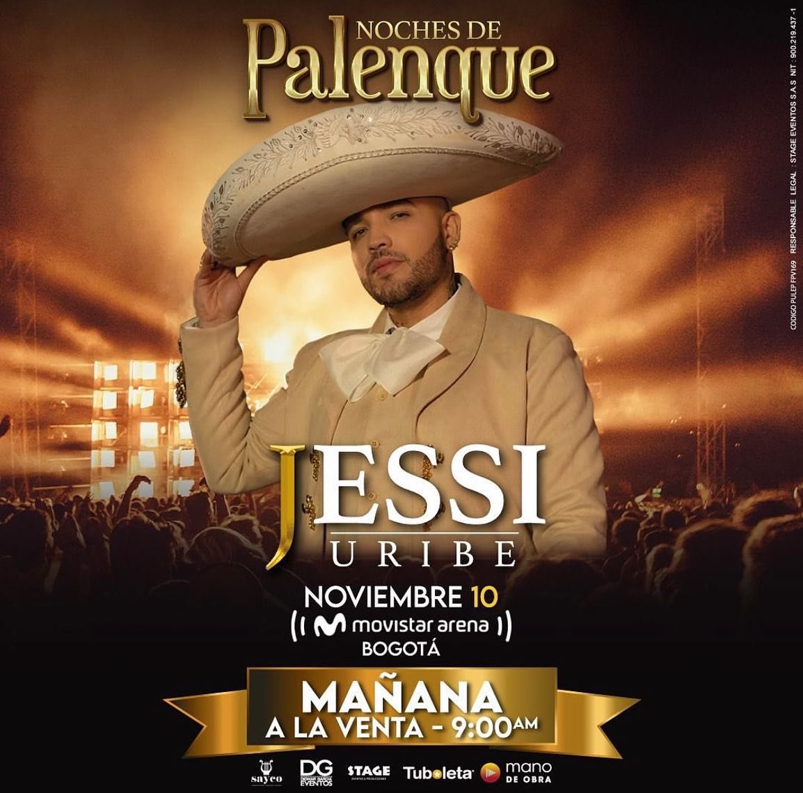 Noches de Palenque llenará de música Regional el Movistar Arena ...